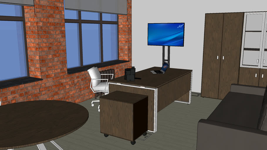Manager room in office | 3D Warehouse