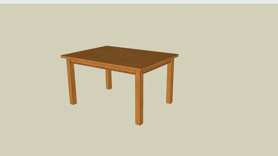 Simple table | 3D Warehouse