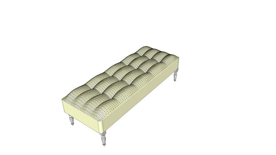 Tudted Bench | 3D Warehouse