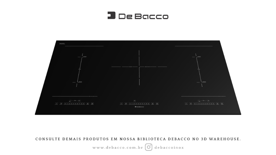 Cooktop - Montreal de Indução 90cm | 3D Warehouse