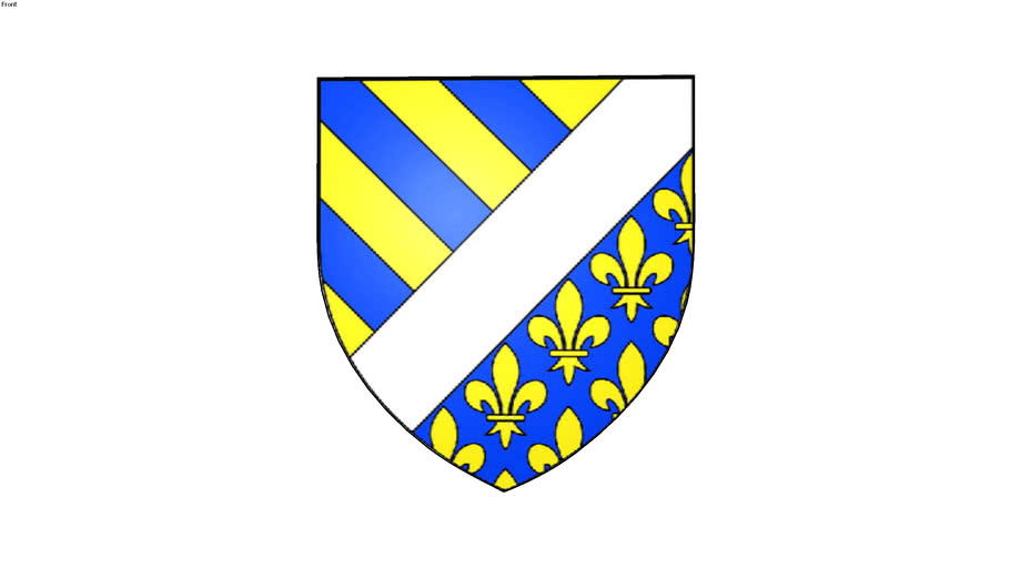 blason du département de l'Oise (60) | 3D Warehouse