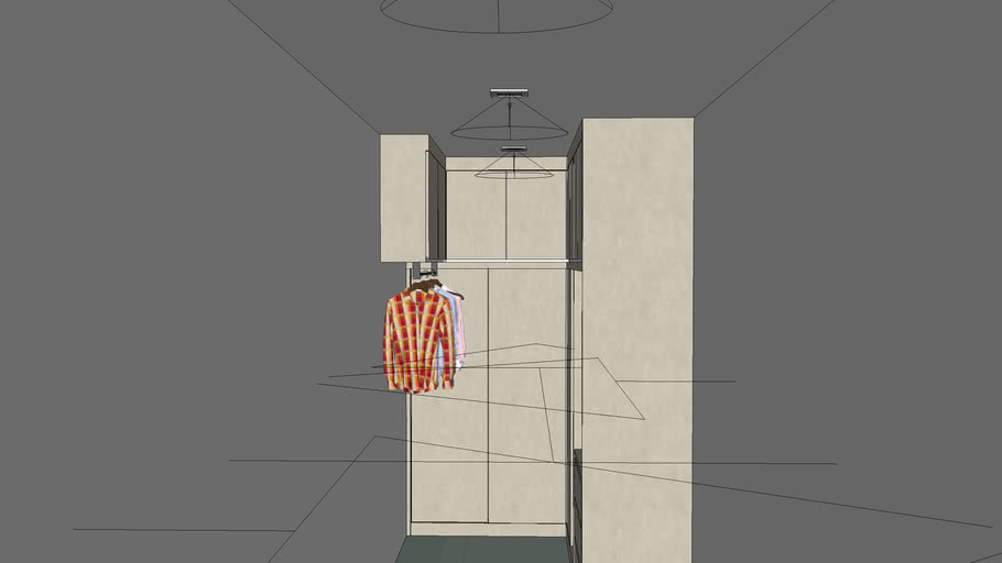almari wardrobe | 3D Warehouse