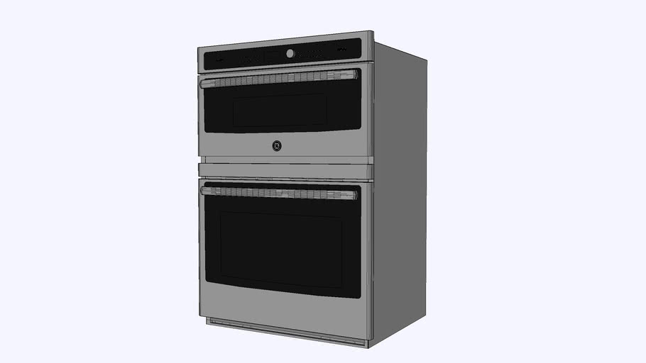GE Profile 30 Smart Built-In Convection MW Wall Oven | 3D Warehouse