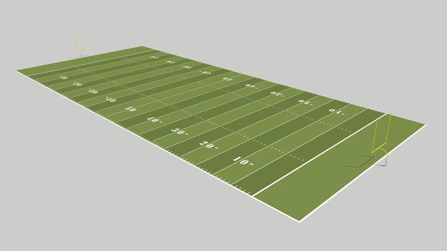 Football Field | 3D Warehouse
