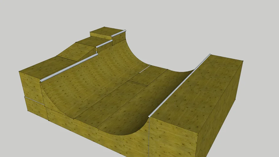 Wooden Vert Ramp | 3D Warehouse