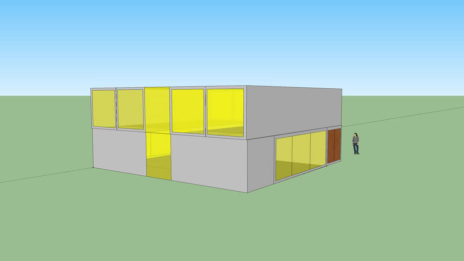Shipping container house 4 | 3D Warehouse