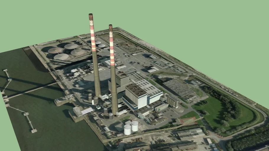 Poolbeg Generating Station, Dublin | 3D Warehouse