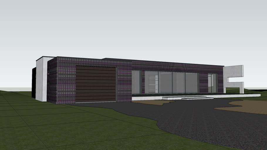 modern house in the forest | 3D Warehouse