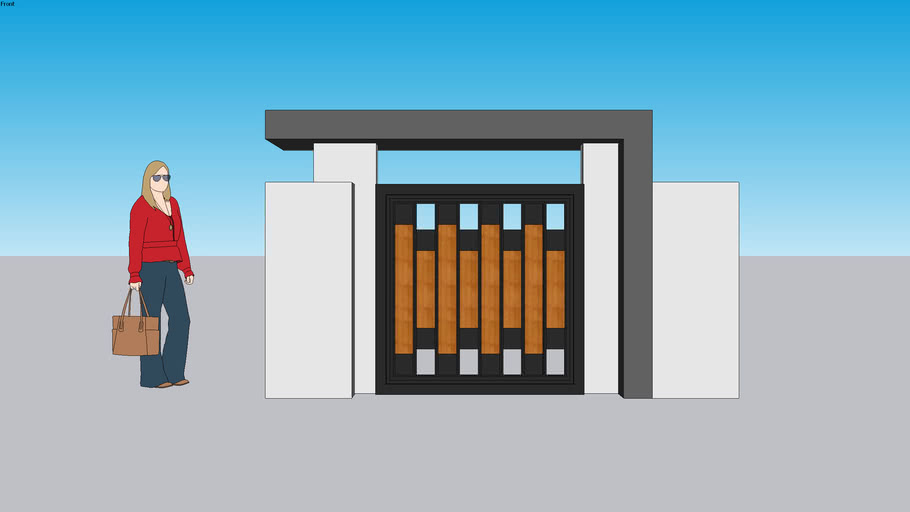 Modern Gate | 3D Warehouse