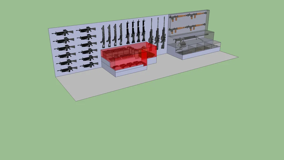 WEAPON RACK | 3D Warehouse