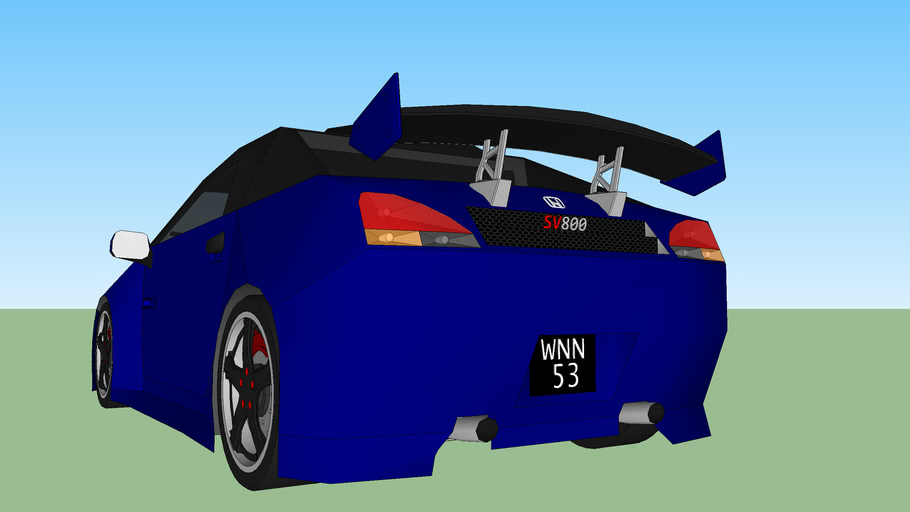 Honda SV800 (Slightly increased in detail) | 3D Warehouse