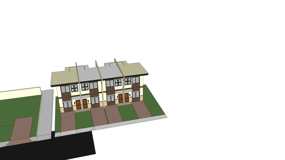 row house | 3D Warehouse