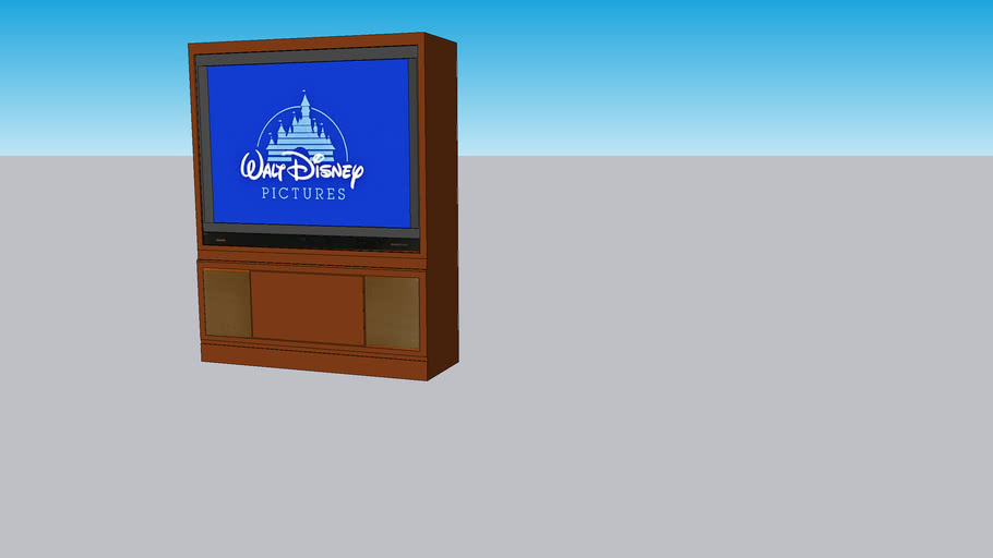 Panasonic CRT Rear-projection TV (Prism PTK-4590S) | 3D Warehouse