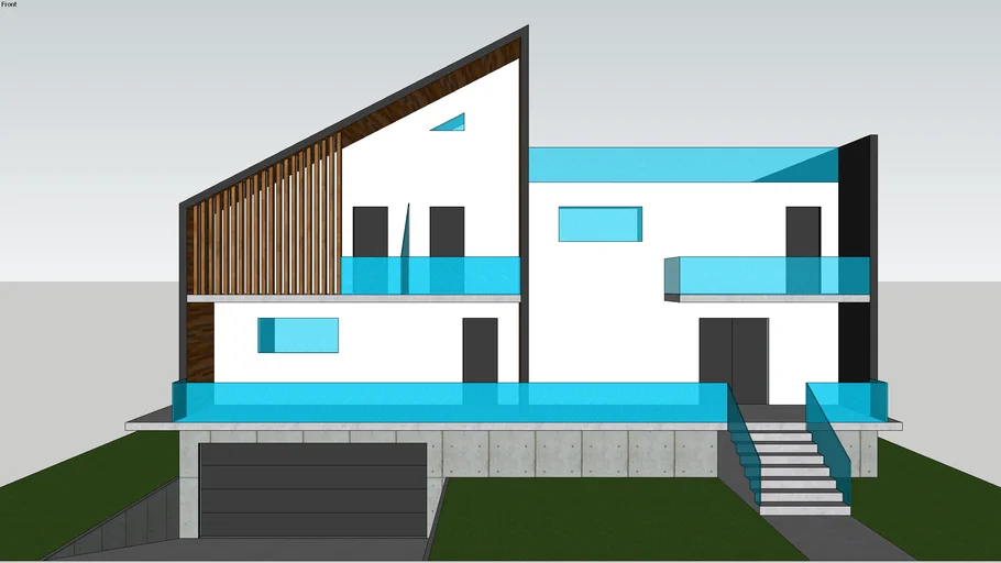 Modern house | 3D Warehouse
