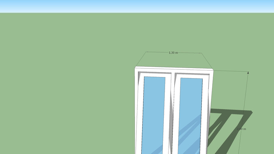 jendela double 2 x 1,3.skp | 3D Warehouse