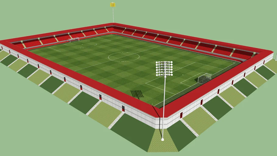 Small European Stadium HQ | 3D Warehouse