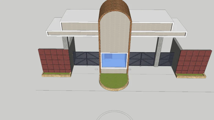 entrance gate | 3D Warehouse