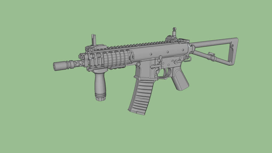 Knights Armament Company PDW Personal Defense Weapon | 3D Warehouse