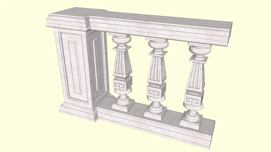 Balustrade | 3D Warehouse
