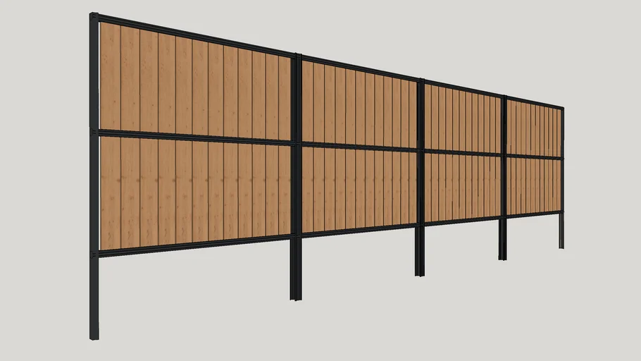 (DYNAGROUP) - Fence - DynaFence - 2000 x 1800H | 3D Warehouse