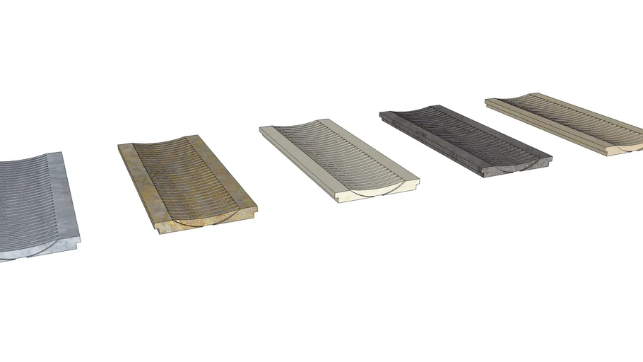 Dished Swimming Pool Drain Grate Model 1D | 3D Warehouse