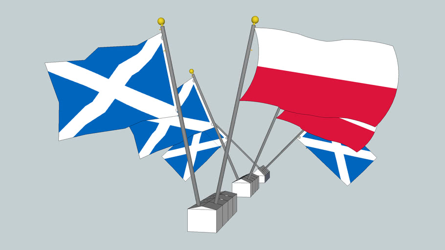 Avalon Flag Stands | 3D Warehouse