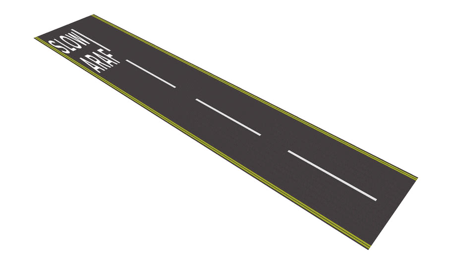 UK Road (Slow Road Marking) | 3D Warehouse
