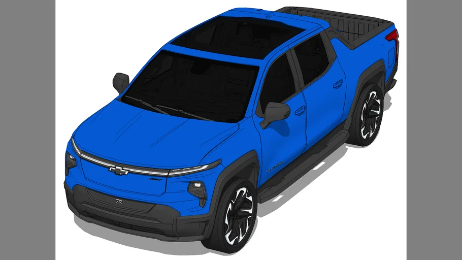 2023 Chevrolet Silverado RST EV | 3D Warehouse