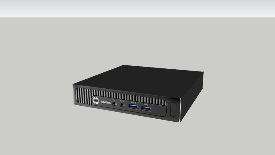 HP EliteDesk Micro Form Factor PC | 3D Warehouse