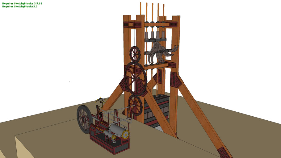 Steam Stamp Mill | 3D Warehouse