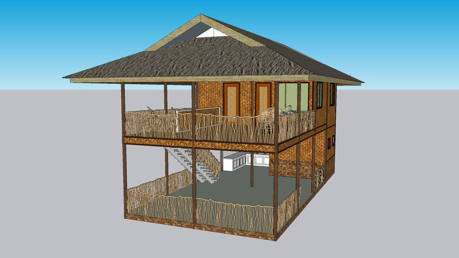 MODERN BAHAY KUBO NI ROLLY | 3D Warehouse