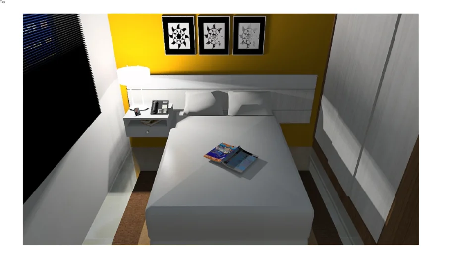 render quarto simples | 3D Warehouse