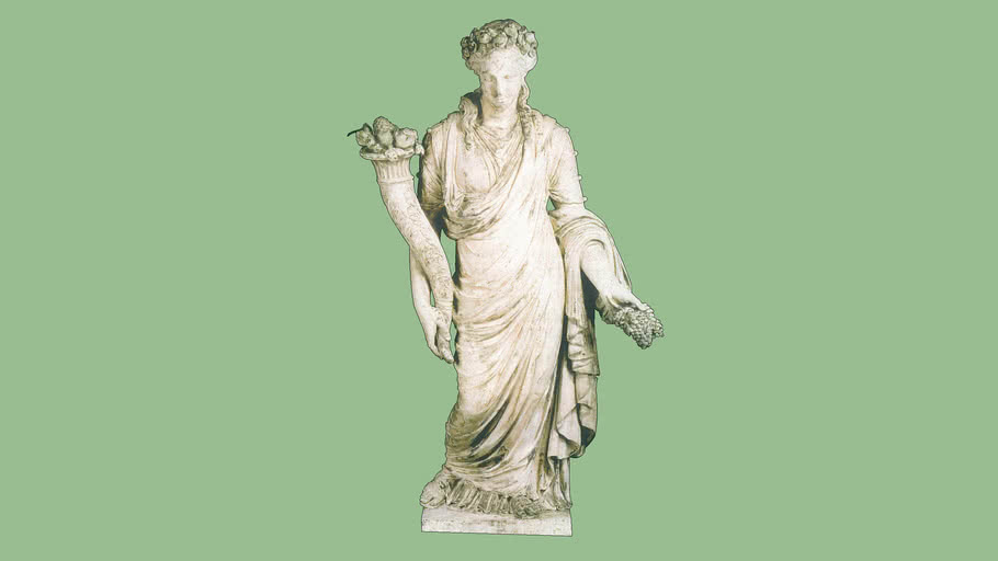 2D Statue Classical Roman Ceres Demeter | 3D Warehouse