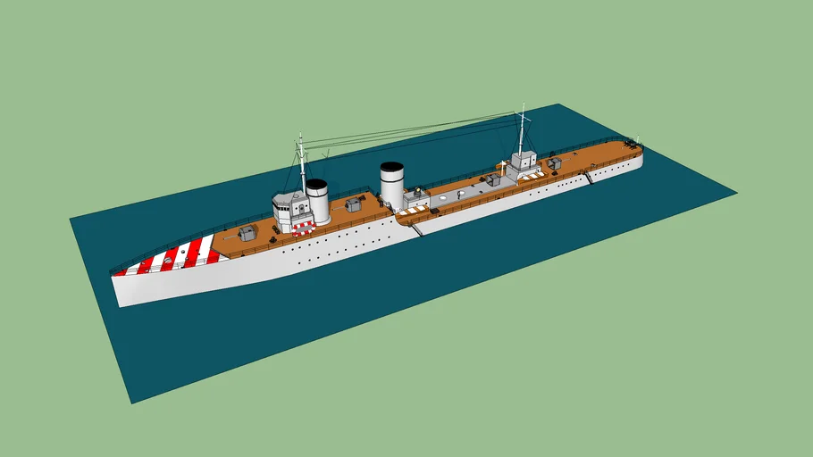 Italian Destroyer - RN Leone | 3D Warehouse