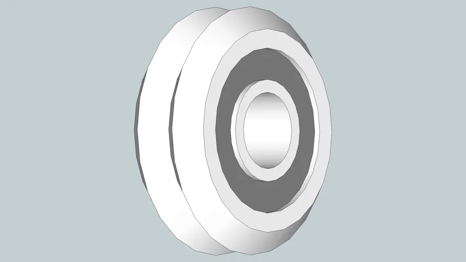 V guide Bearing | 3D Warehouse