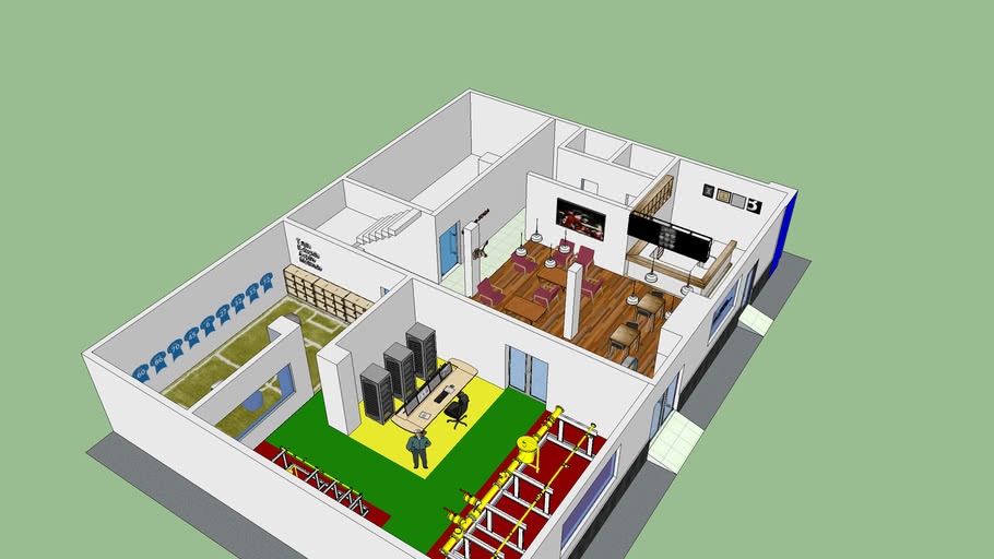 Training & Simulator Room | 3D Warehouse