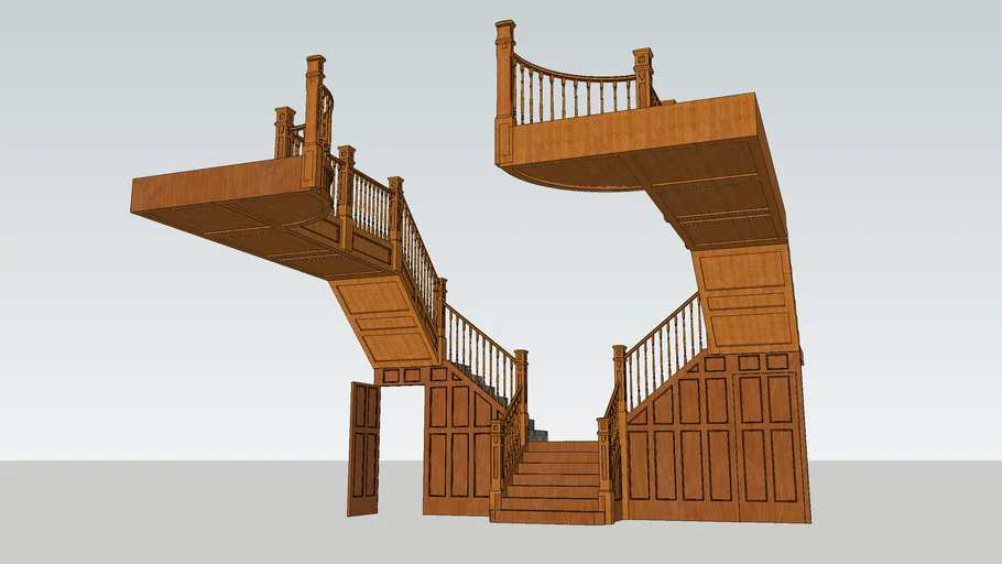 Grand Staircase | 3D Warehouse