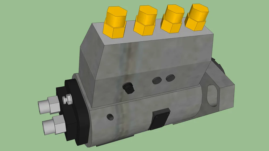 bosch inline injector pump | 3D Warehouse