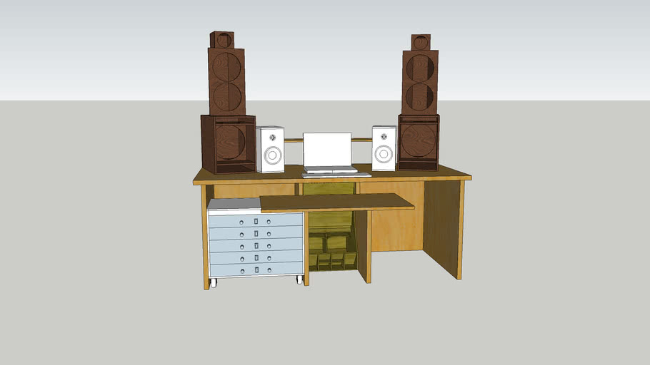 Meja Kerja | 3D Warehouse