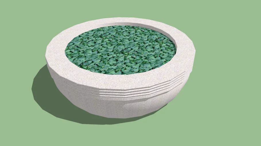 Concrete Planter | 3D Warehouse