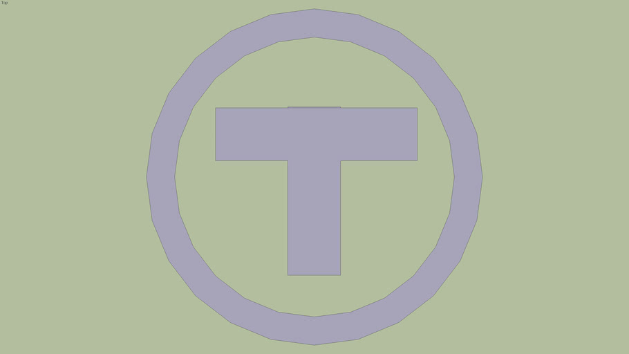 2d MBTA symbol | 3D Warehouse
