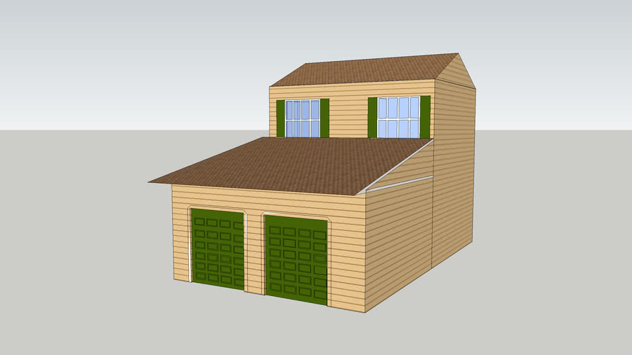 2-Door Garage.skp | 3D Warehouse