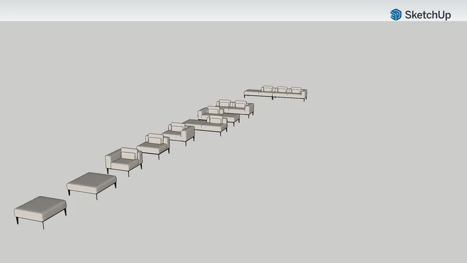 SOFÁ BLEND | 3D Warehouse