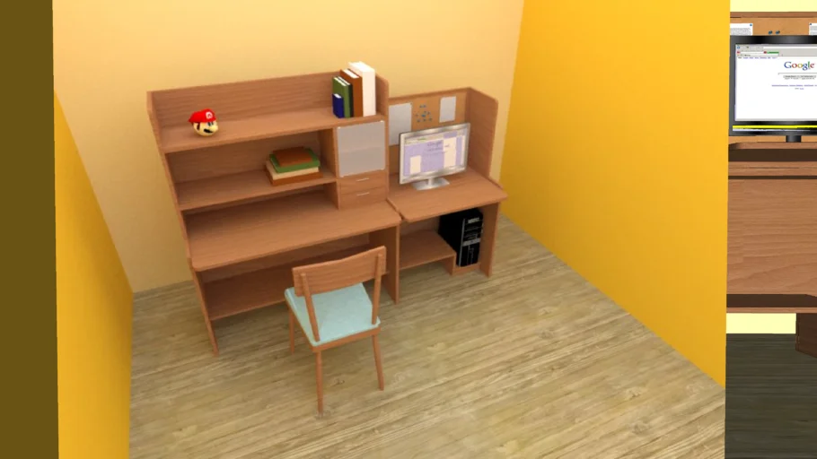 Study table | 3D Warehouse