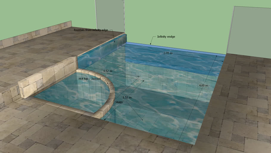 Summer pool deck | 3D Warehouse