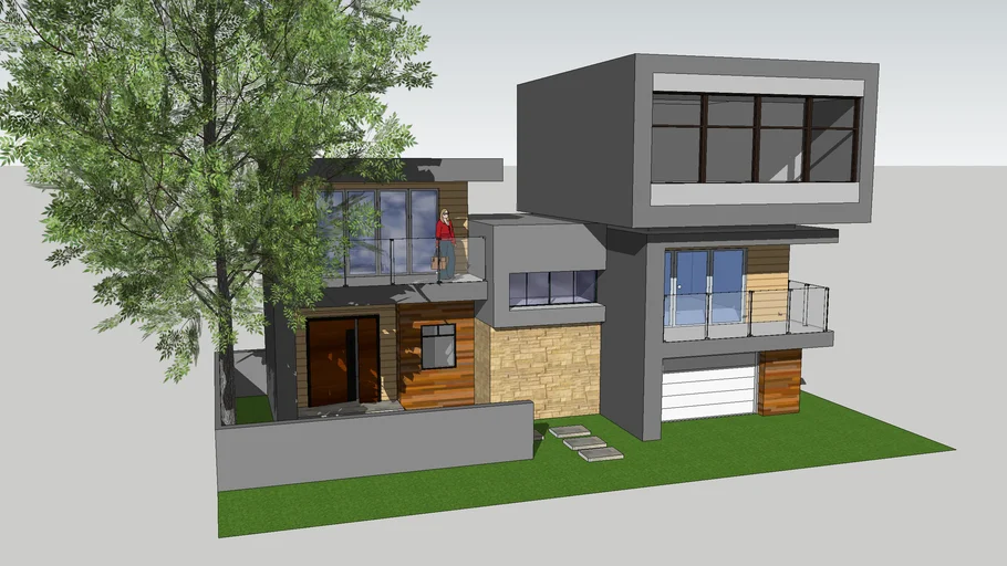 modern house | 3D Warehouse