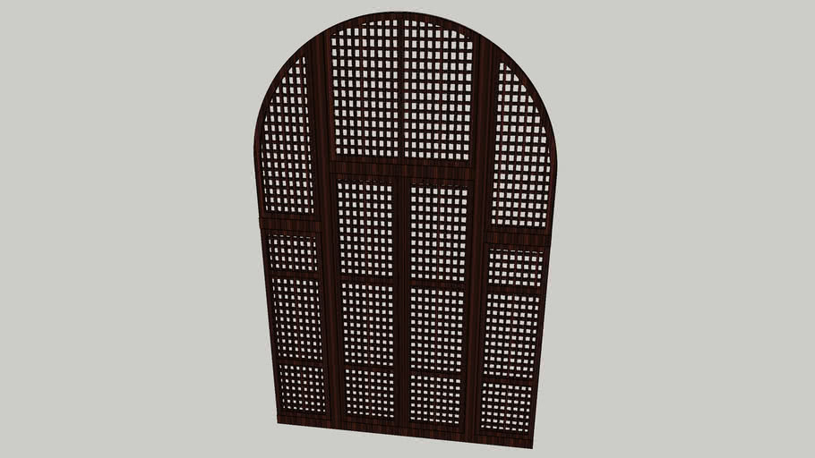 Arched capiz window 3 | 3D Warehouse