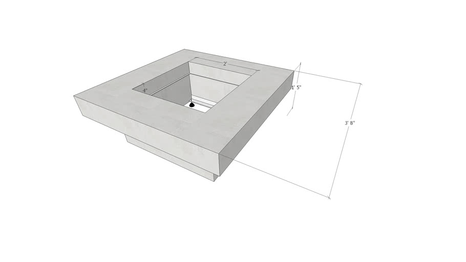 Square Table | 3D Warehouse