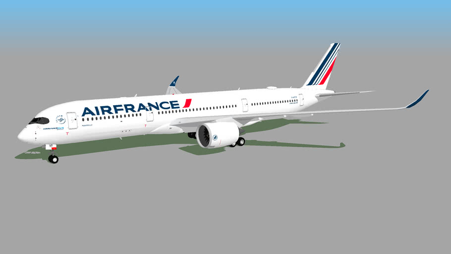 Air France (F-HTYF) - Airbus A350-941 (2020) | 3D Warehouse
