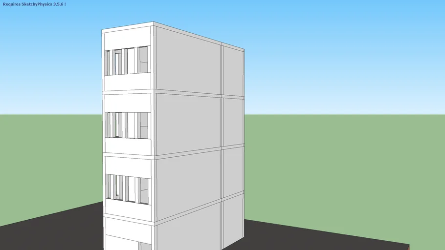 A building in Kowloon Walled City | 3D Warehouse